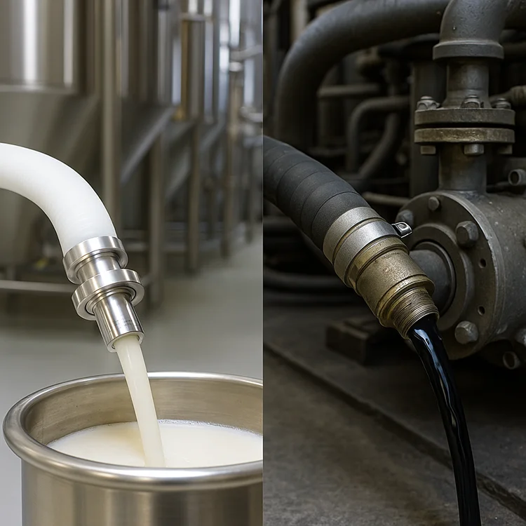 Food-Grade vs Industrial Hoses: Key Differences Explained